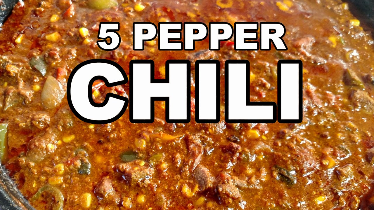 5 Pepper Chili recipe - Chili Chili