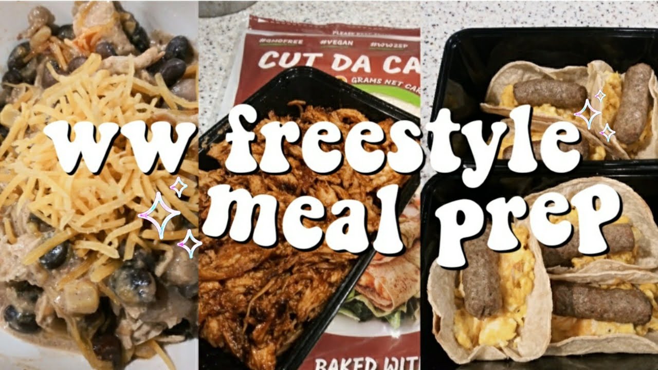 WEEKLY WW FREESTYLE MEAL PREP | BREAKFAST TACOS & WHITE CHICKEN CHILI ...