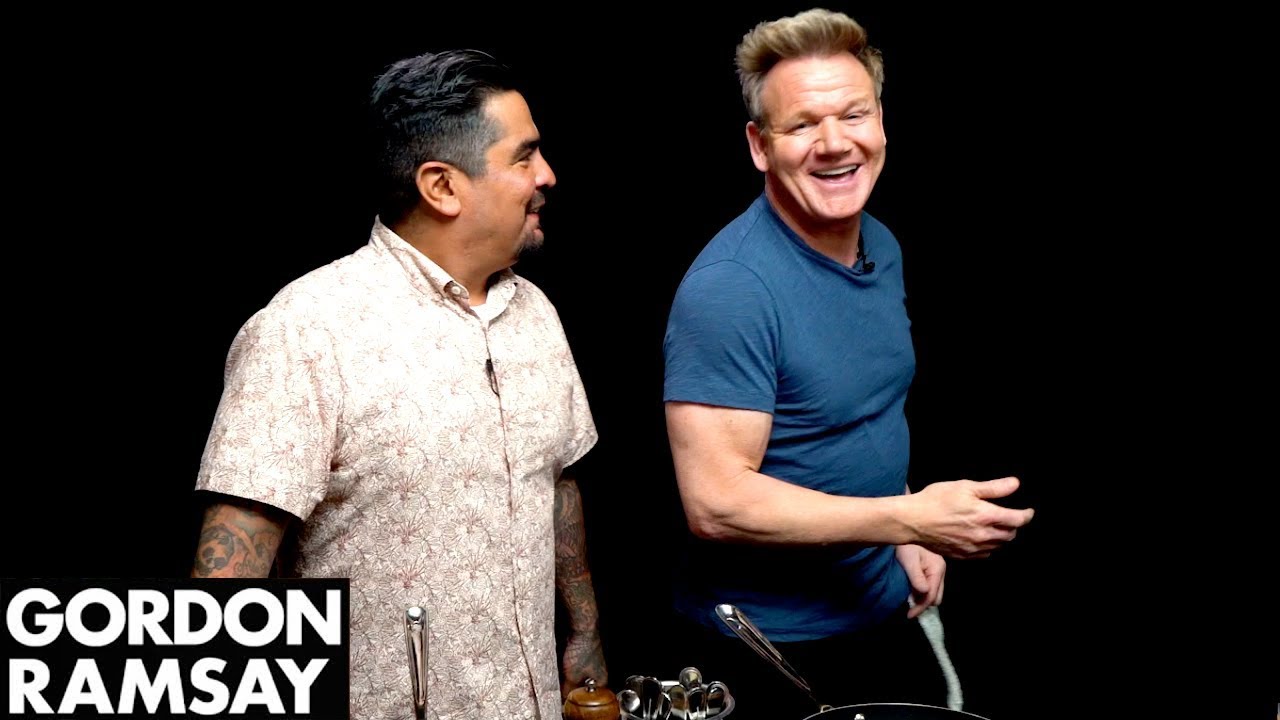 Gordon Ramsay Cooks Breakfast Tacos with Aarón Sanchez | Scrambled ...