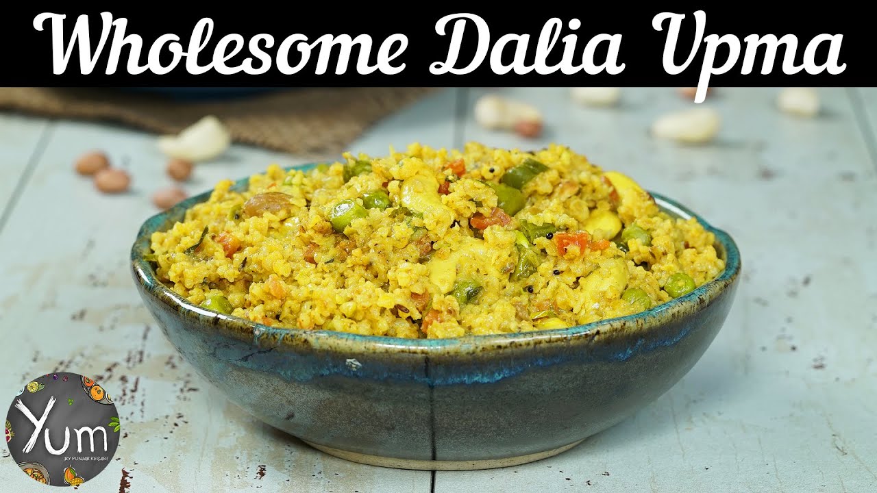 whole some dalia Upma - Chili Chili
