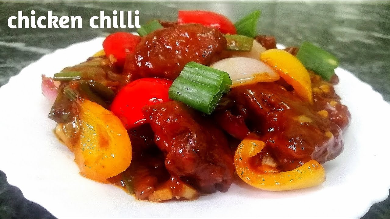 chili chicken Recipe/ होटल जस्तो चिली चिकन /chicken chilli Nepali ...