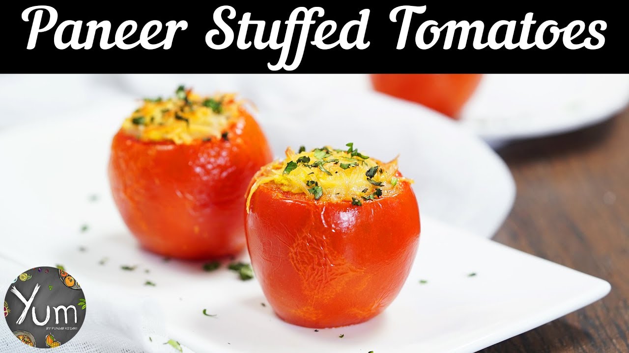 Paneer Stuffed Tomatoes - Chili Chili