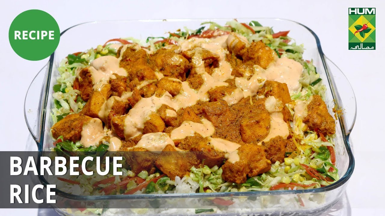 Barbecue Rice Recipe | Lively Weekends | Fusion Food - Chili Chili