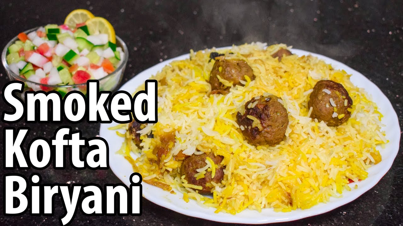 Smoked Kofta Biryani Recipe | Rice Recipes by MJ's Kitchen | subtitled ...