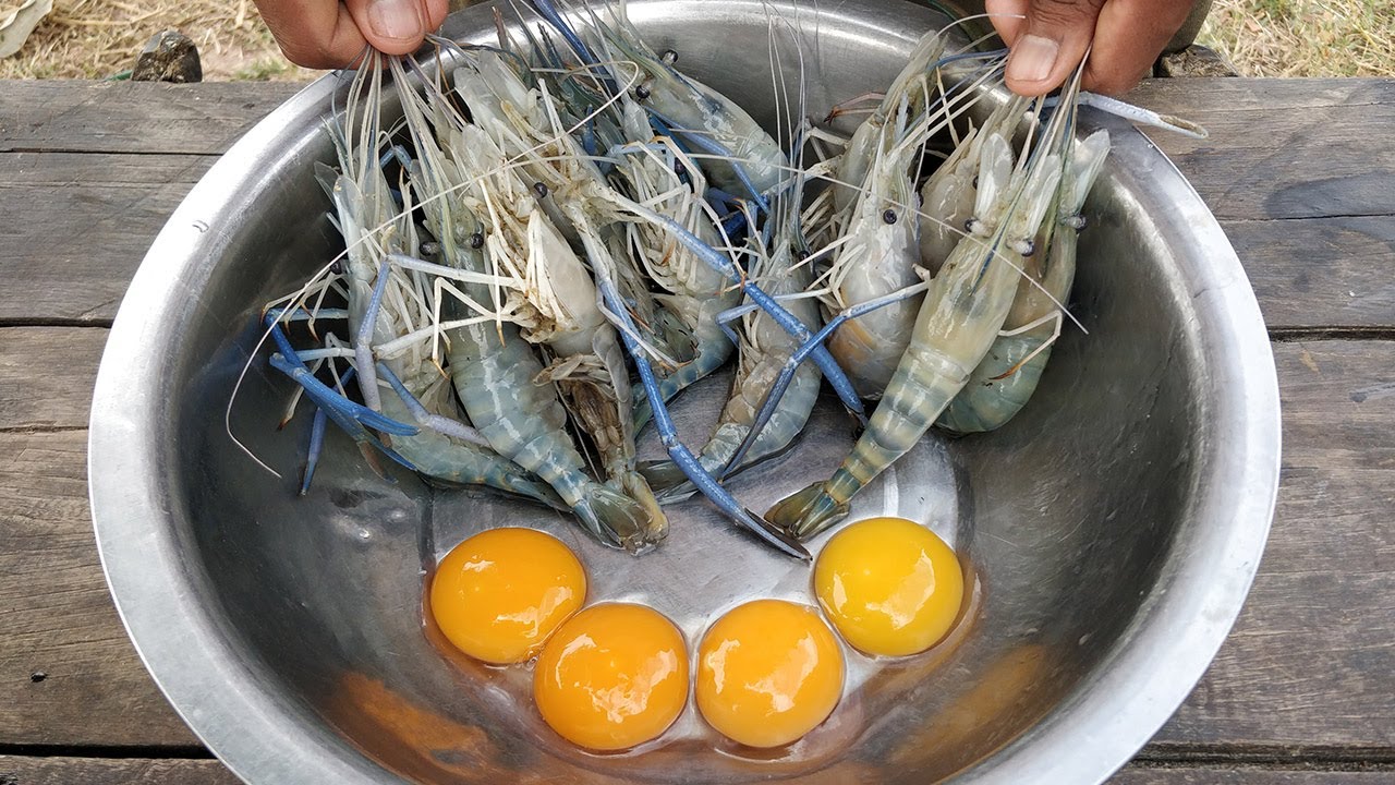 Yummy Crispy Prawn Cooking | River Prawn Crispy Recipe - Chili Chili