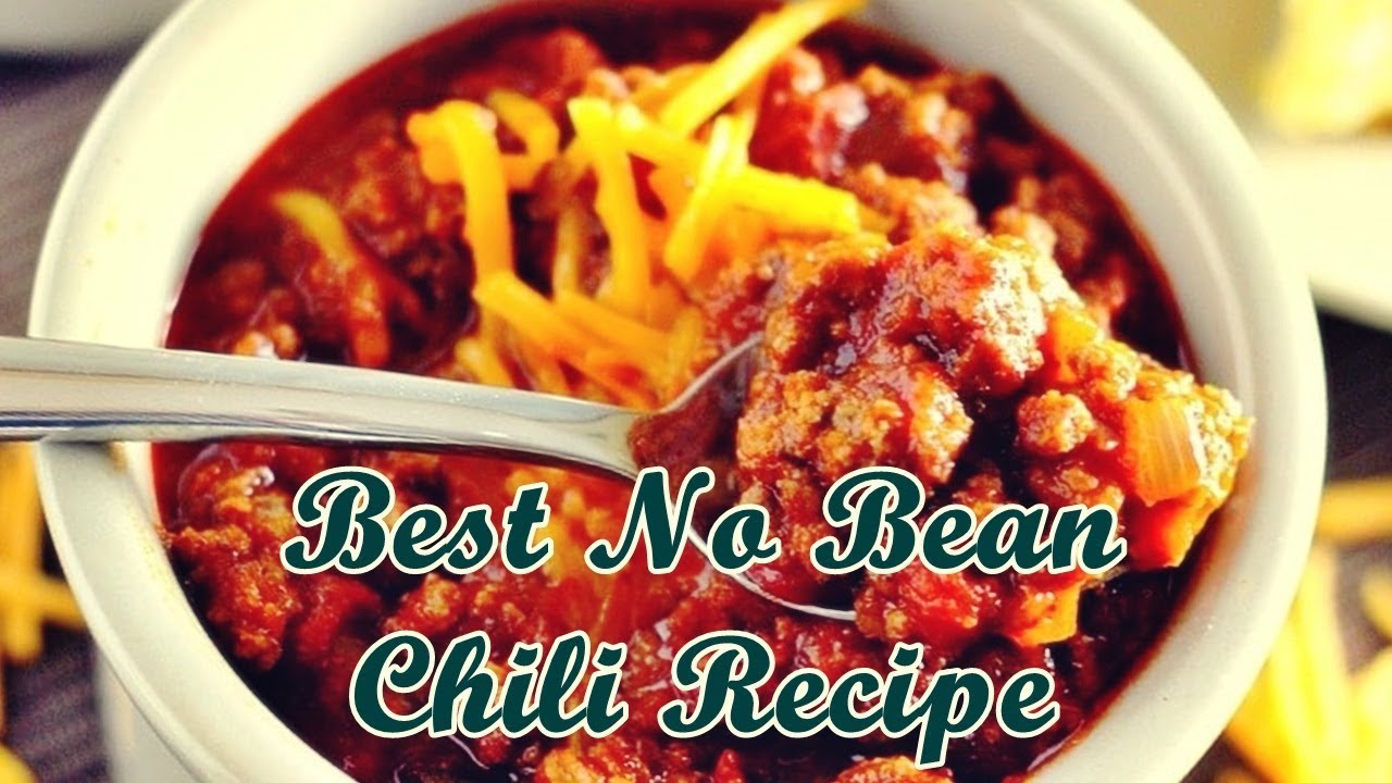 Best No Bean Chili Recipe - Chili Chili