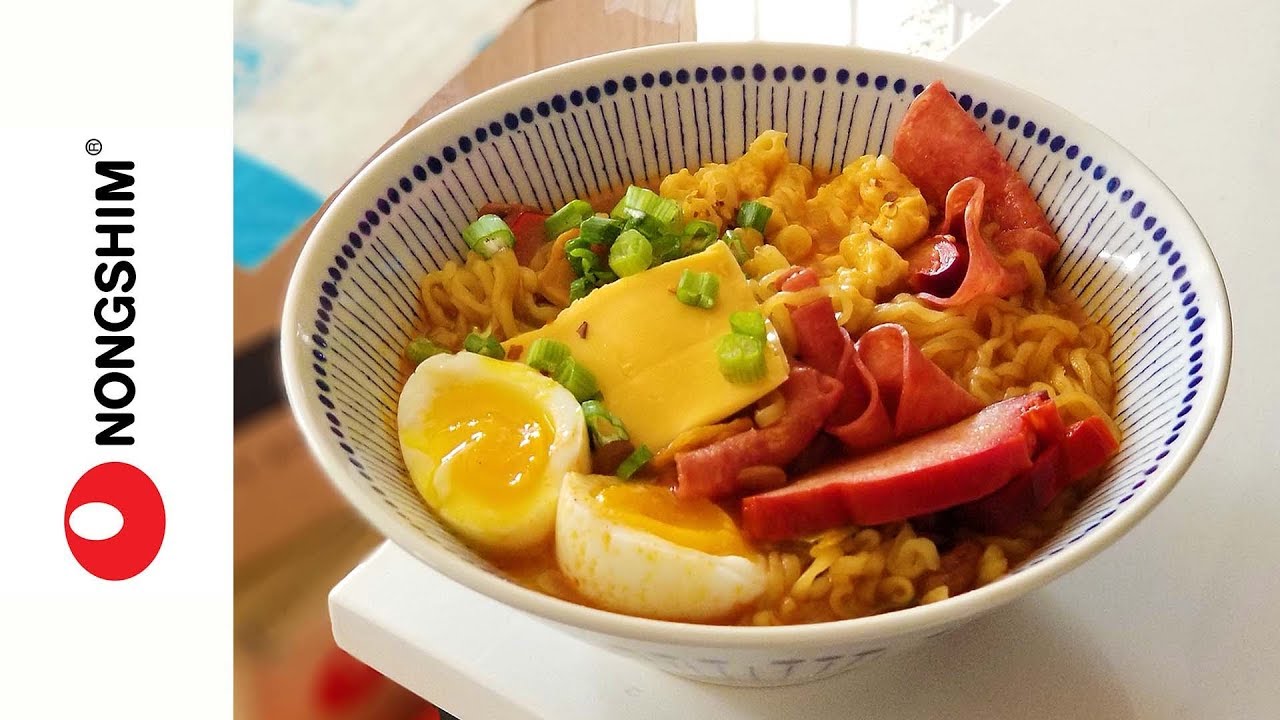 Nongshim K-Army Stew With Chili Beans - Instant Noodle Recipe Time - EP ...