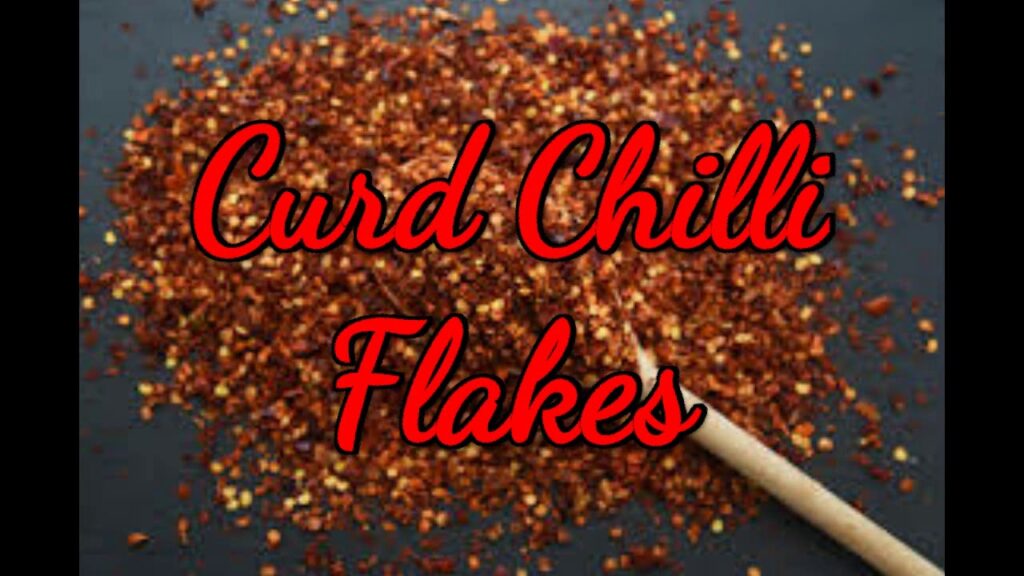 HOMEMADE CURD CHILLY FLAKES - Chili flakes made using curd chilies ...
