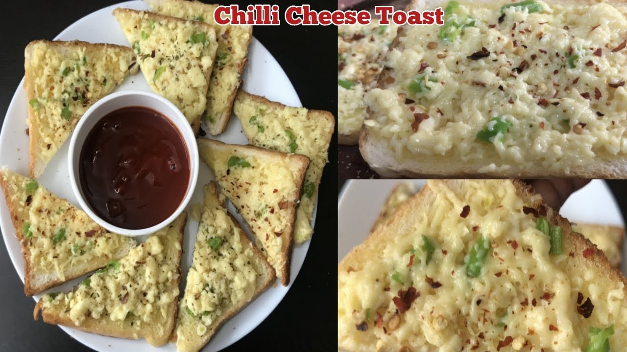 Garlic Chilli Cheese Toast I Chilli Cheese Toast Recipe I Quick Snack ...