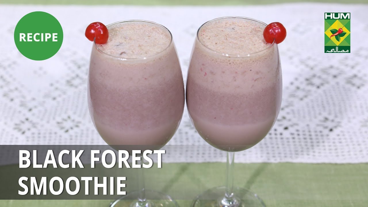 Black Forest Smoothie Recipe | Lazzat | Samina Jalil | Beverage - Chili ...