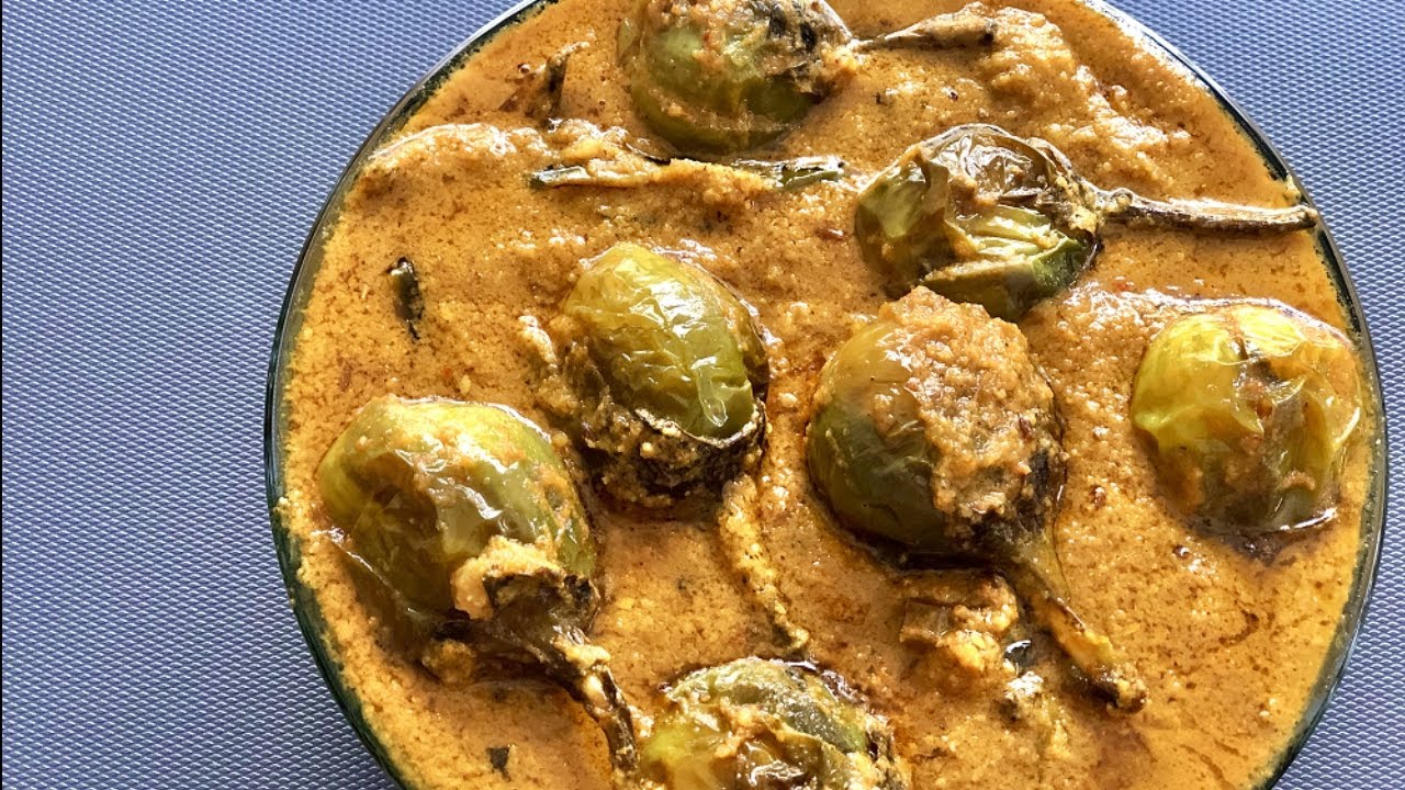 easy stuffed brinjal recipe| Gutti Vankaya Curry | Andhra style Gutti ...