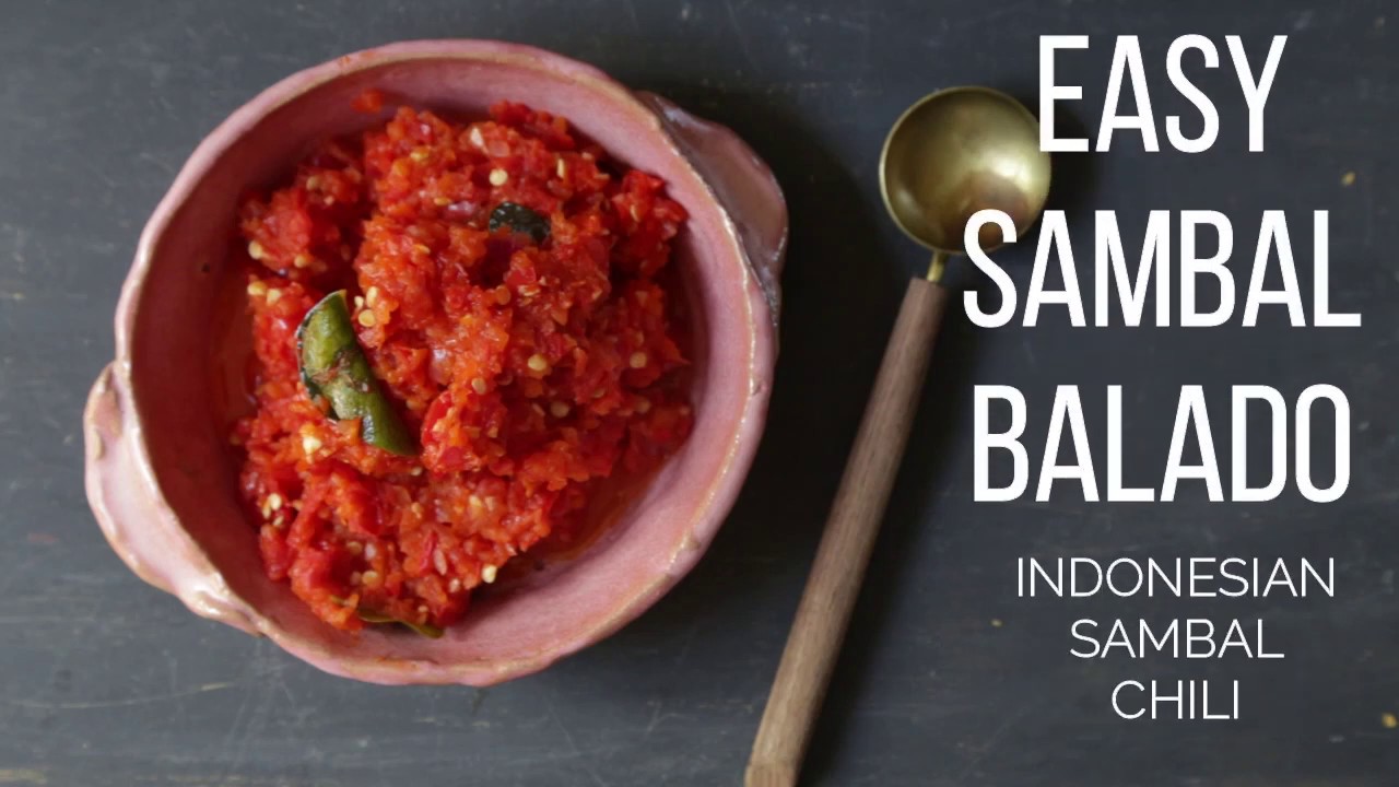 Easy Sambal Balado (Indonesian Sambal Chili Sauce - Chili Chili Easy Sambal Balado (Indonesian Sambal Chili Sauce - Chili Chili