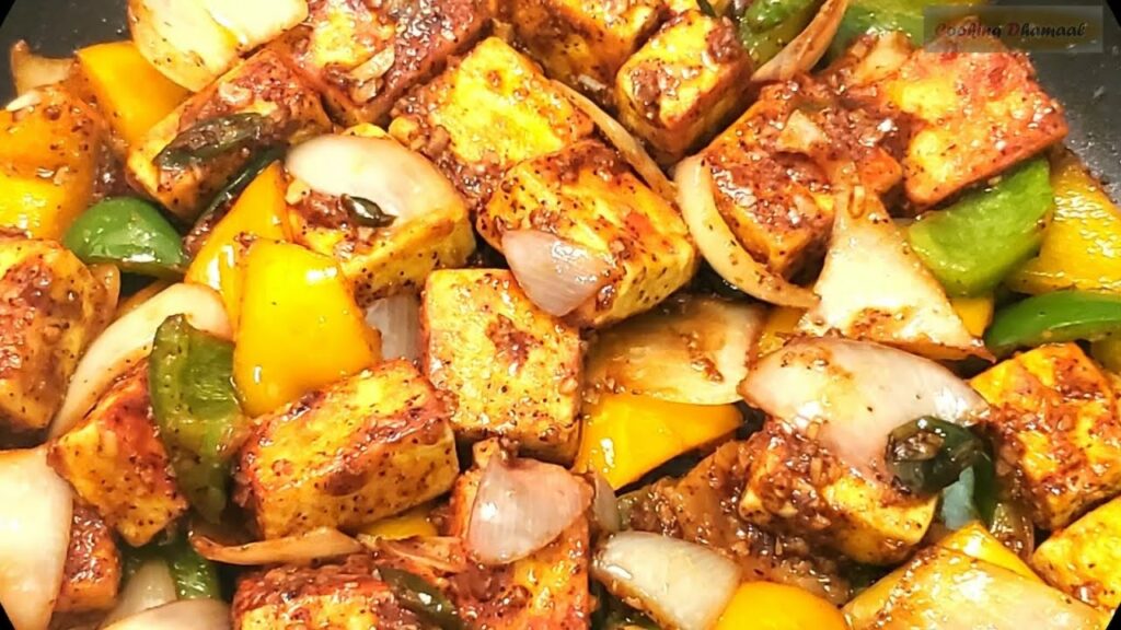 Chilli Paneer| Paneer Chili Recipe| Chilli Paneer Dry| Veg Starter ...