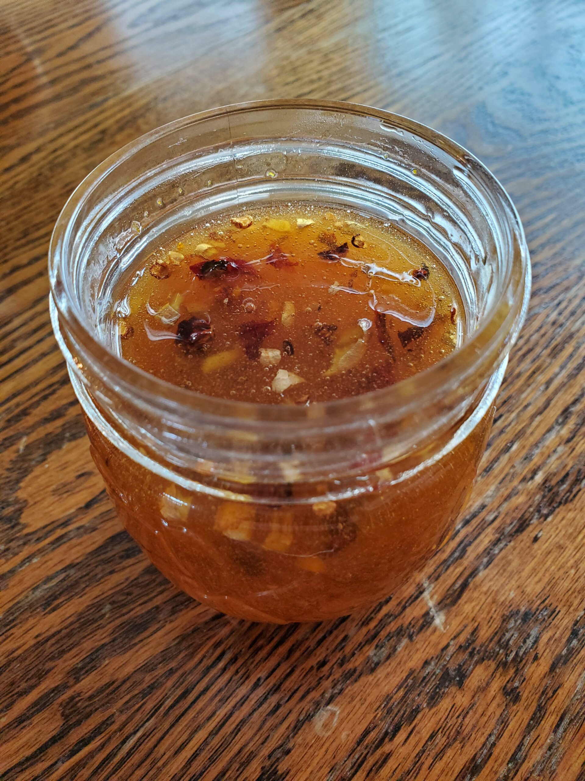 Mandarin ginger hot honey (ghost, scorpion, and reaper) - Chili Chili