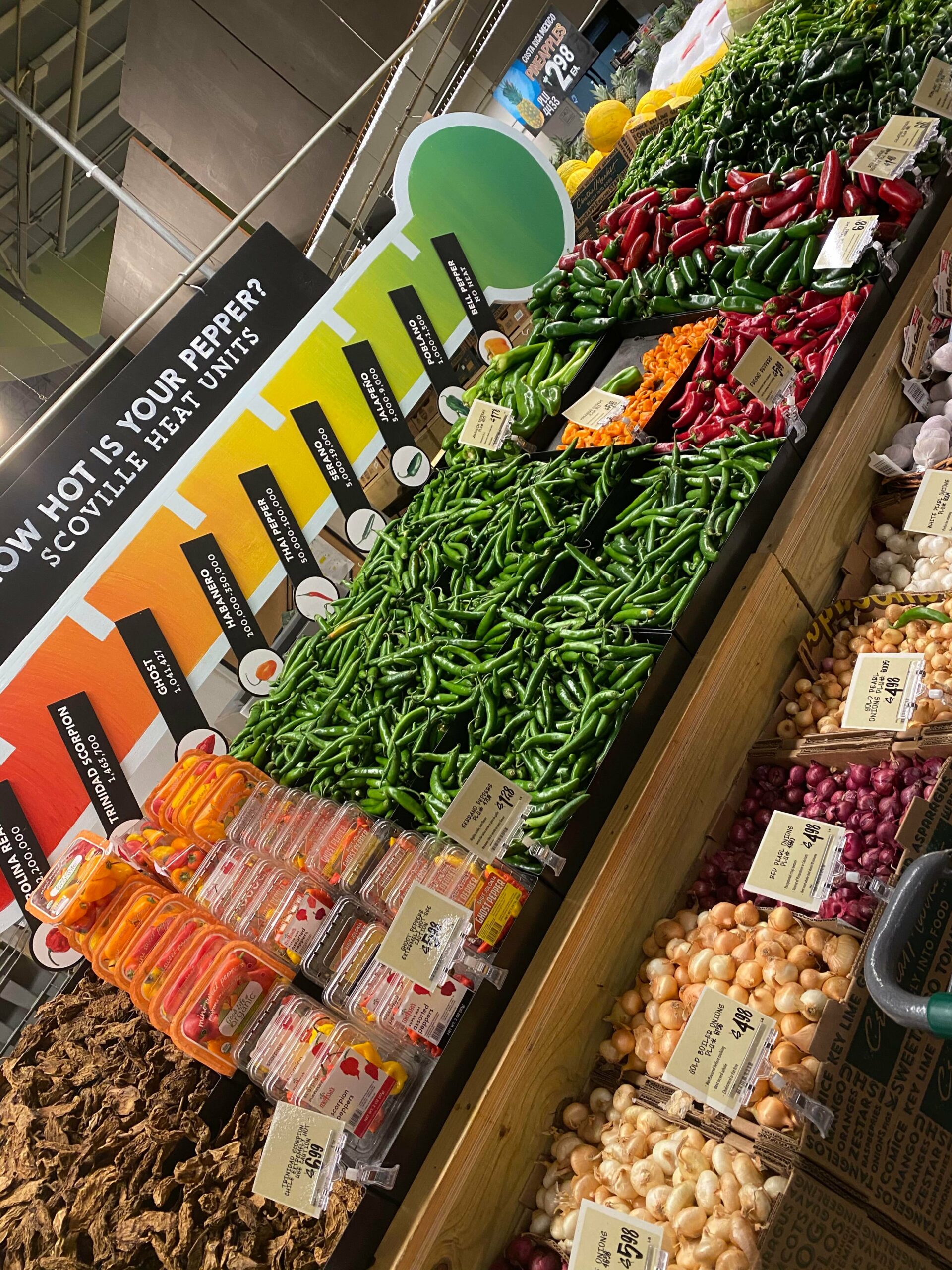 The pepper selection at my local H-E-B - Chili Chili