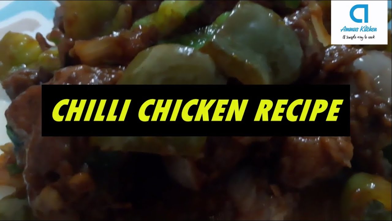 CHILLI CHICKEN- CHILLY CHICKEN RECIPE- RESTAURANT STYLE CHILI CHICKEN ...