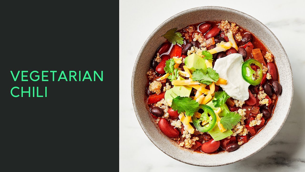 Vegetarian Chili | 55 Minutes | Guided Cooking | CHEF iQ Smart Cooker ...