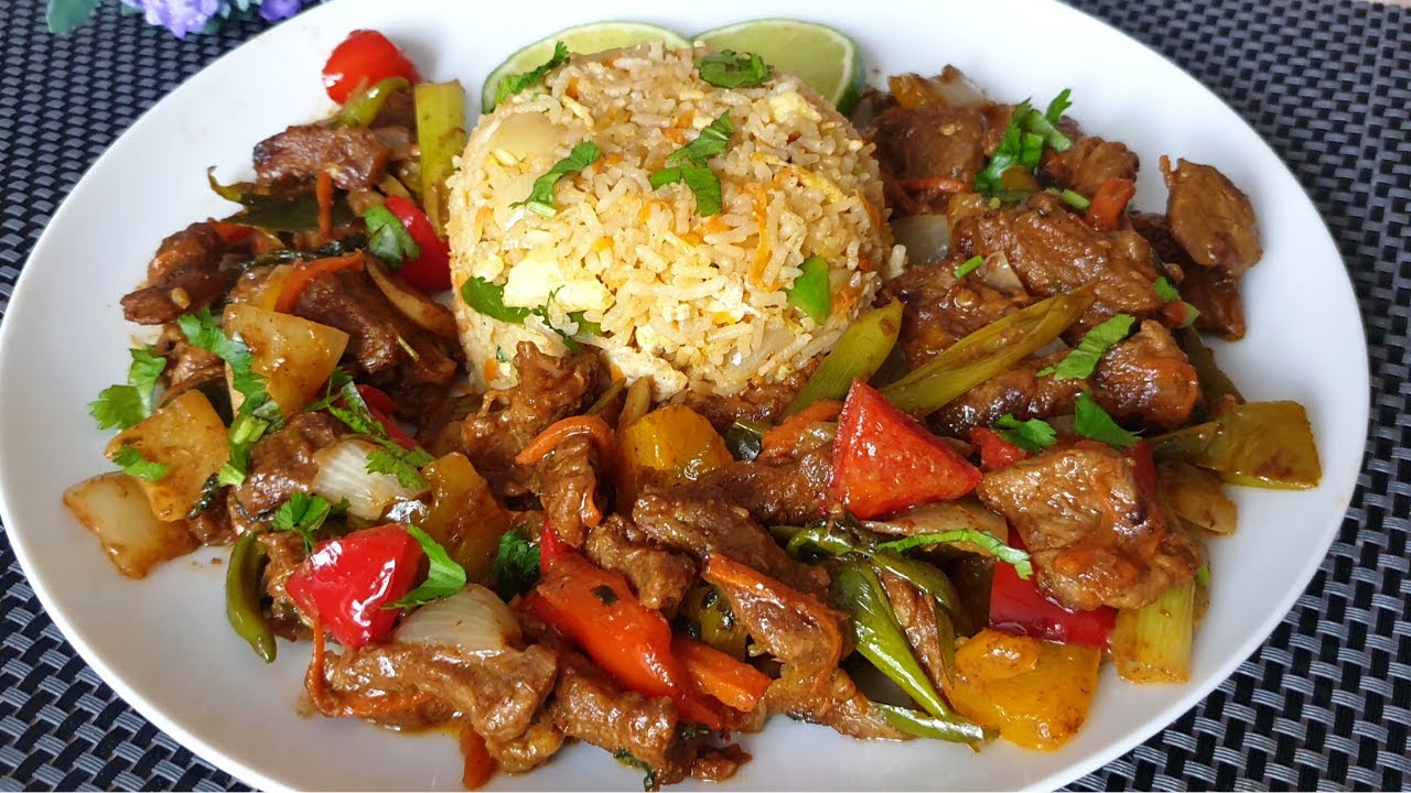 Beef Chilli Recipe | Fried Rice Recipe | Beef Chilli with Fried Rice ...