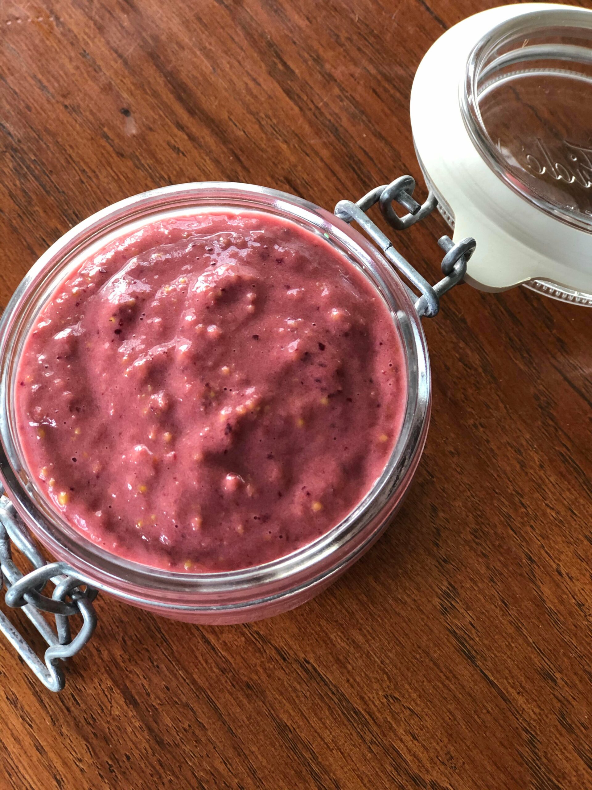 Made some habanero cherry mustard today... - Chili Chili