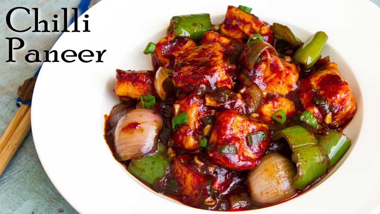 Chilli Paneer | Chilli Paneer Dry | Restaurant Style Chilli Paneer ...
