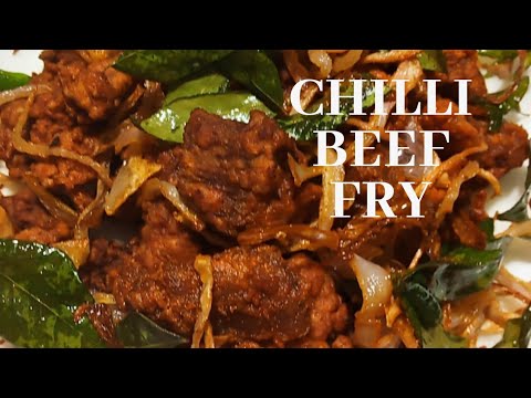 How to Make Beef 65 Recipe/ Beef chili Fry at home - Chili Chili