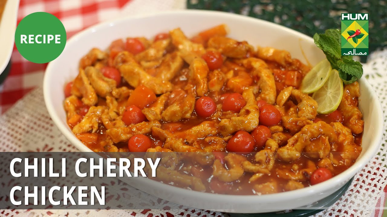 Chili Cherry Chicken Recipe | Lazzat | Samina Jalil | Chinese Food ...