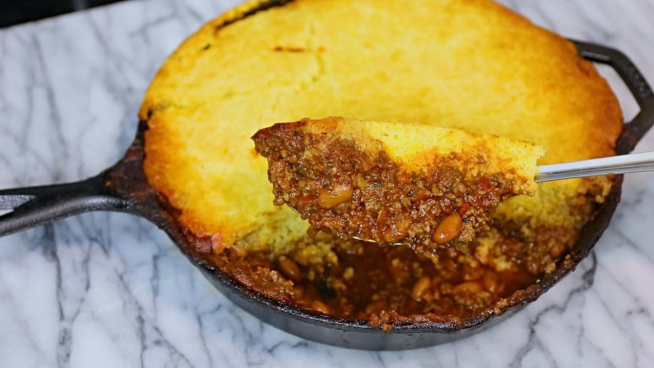 Chili Cornbread Recipe - Chili Cornbread Casserole - Chili Chili