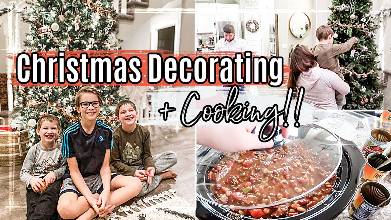 DECORATING for CHRISTMAS 2020 + SLOW COOKER CHILI RECIPE | This Crazy ...