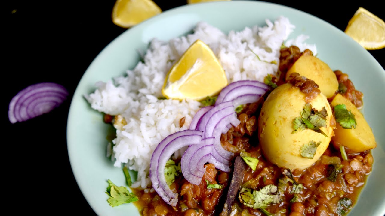 Dim Aloo Dal | Bachelors Recipe from Bangladesh | Easy recipe - Chili Chili