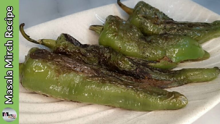 Instant Masala Mirch | Hari Mirchi Fry | Stuffed Chilli Recipe | Easy ...