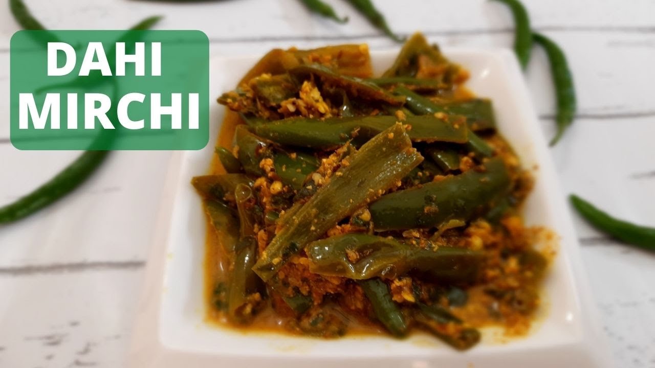 Dahi Mirchi Recipe | Curd Chilli Recipe | Fried Dahi Mirchi | Spicy ...
