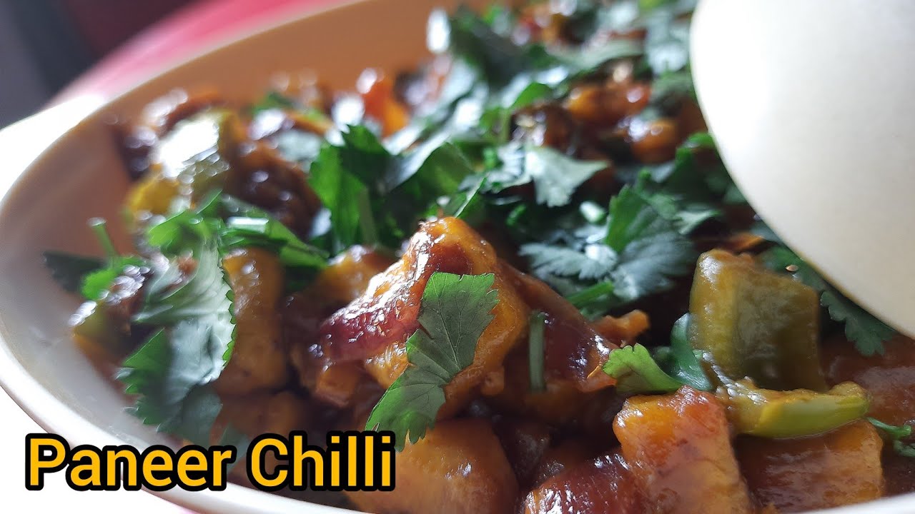 Chilli Paneer Gravy | Restuarant style Chilli Paneer | Paneer Chilli ...