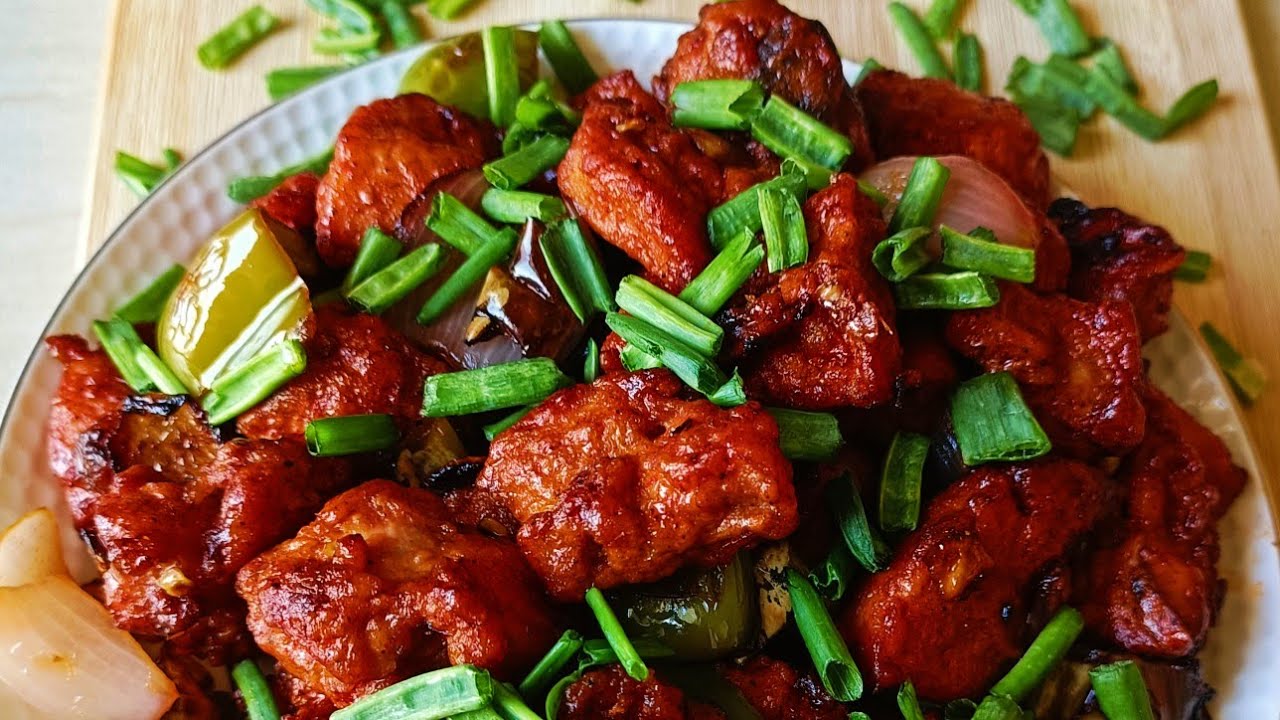 Restaurant Style Chilli Chicken-Dry Chicken Chilli Recipe By Natural ...