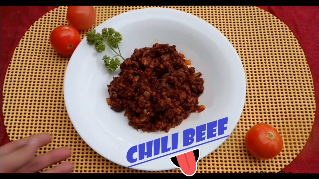 Chilli Beef Recipe - How To Make easy style Chilli Beef - Chili Chili