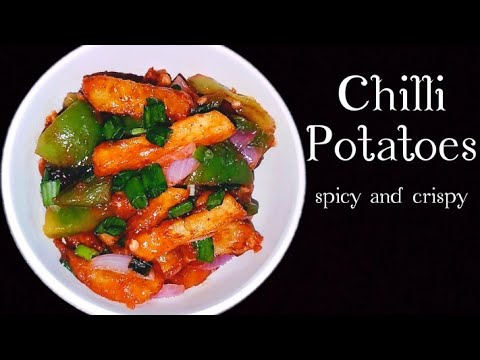 chilli potatoes recipe | food in travel delhi | chilli potato | chinese ...