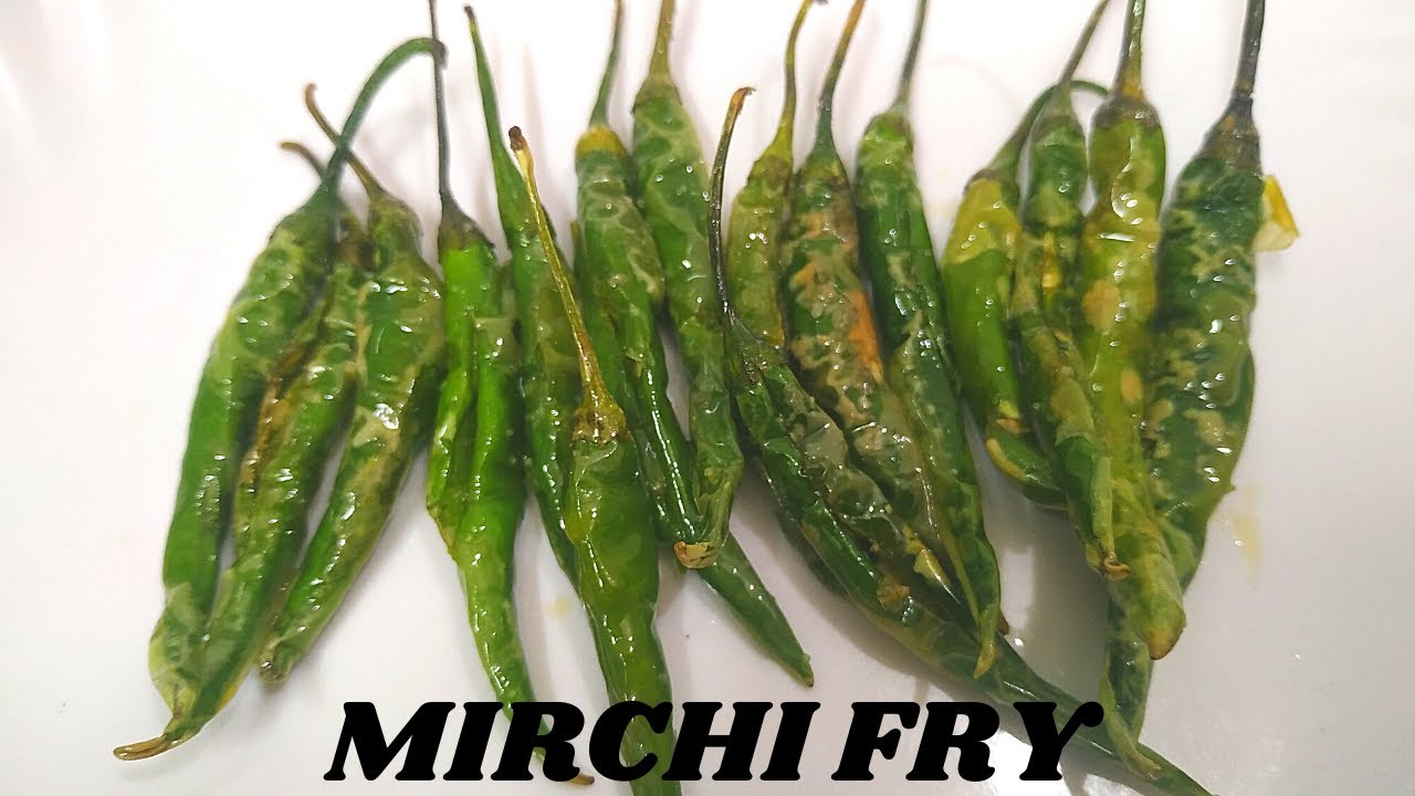 Mirchi fry recipe | Green chilli fry recipe | Hari mirch fry recipe ...