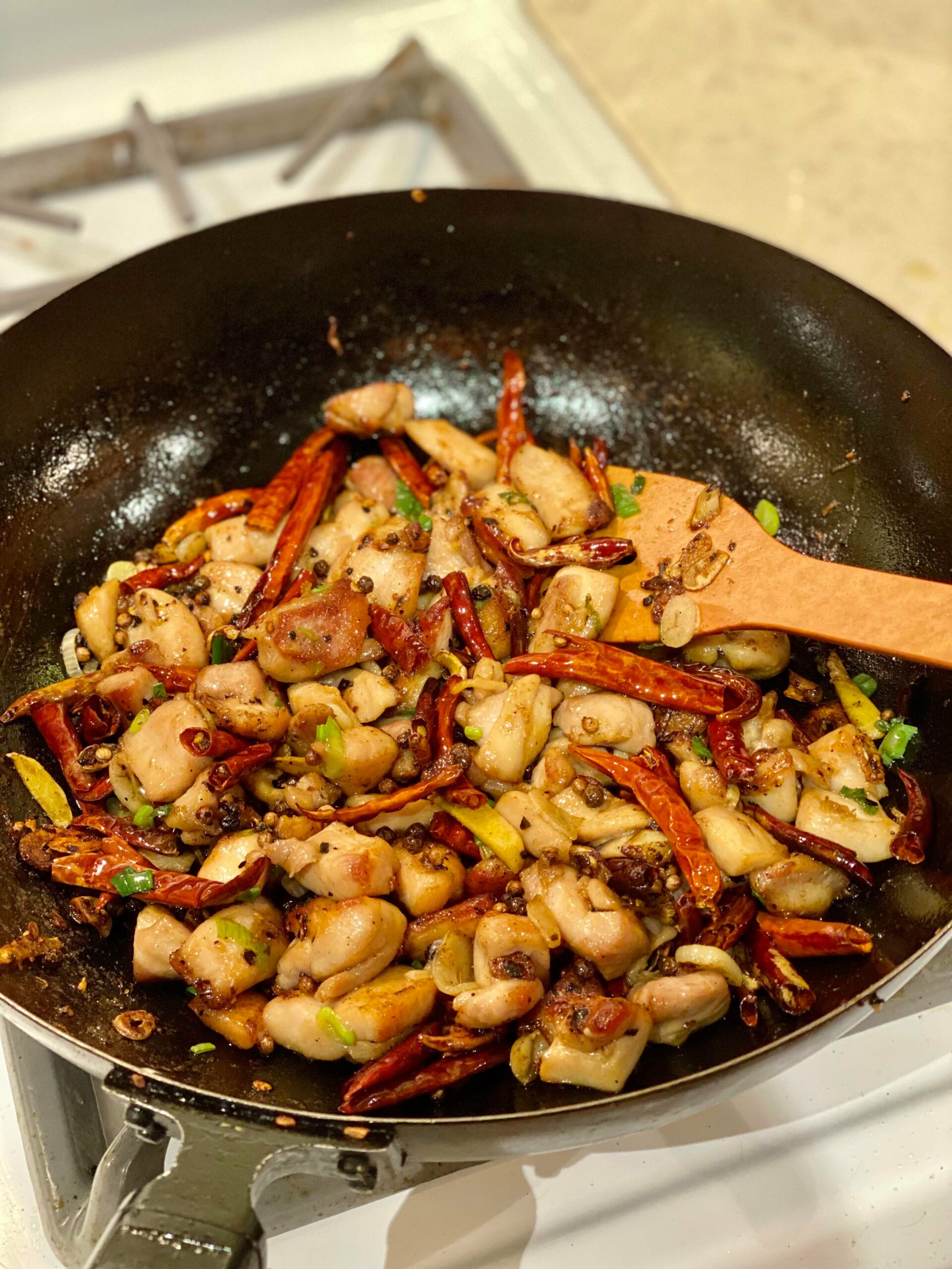 Was inspired to try the “Lazi Ji” Sichuan chicken posted here the other ...