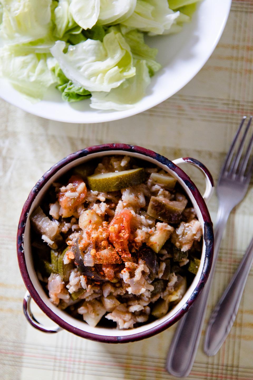 Traditional Serbian Rice And Veggie Stew With Chili Peppers - Chili Chili