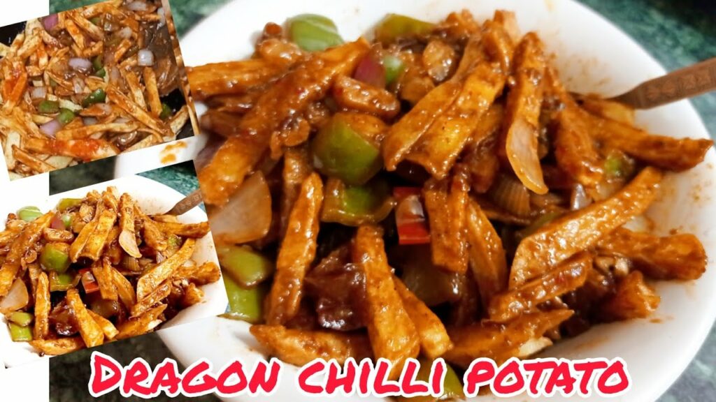 Crispy Chilli Dragon Potato Recipe || Restaurant style Dragon potatoes ...