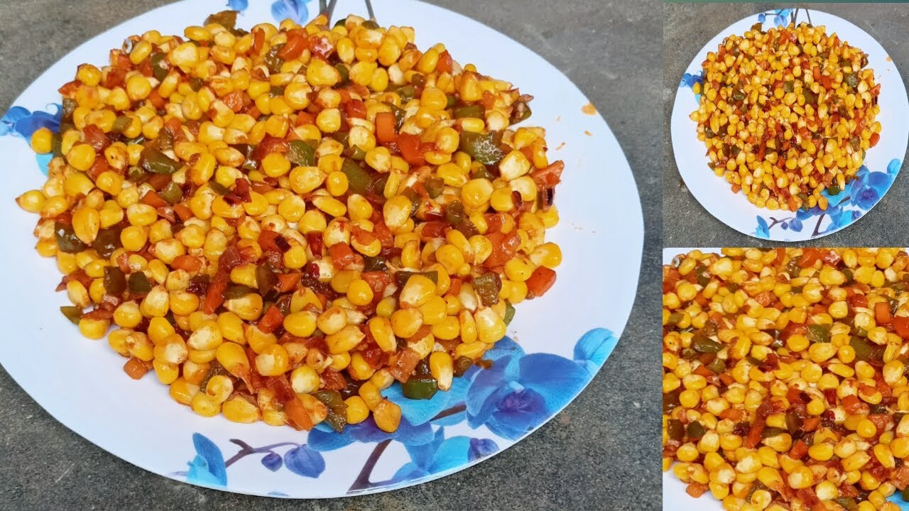 Sweet Corn chilli recipe || How to make sweet Corn chilli at Home ...