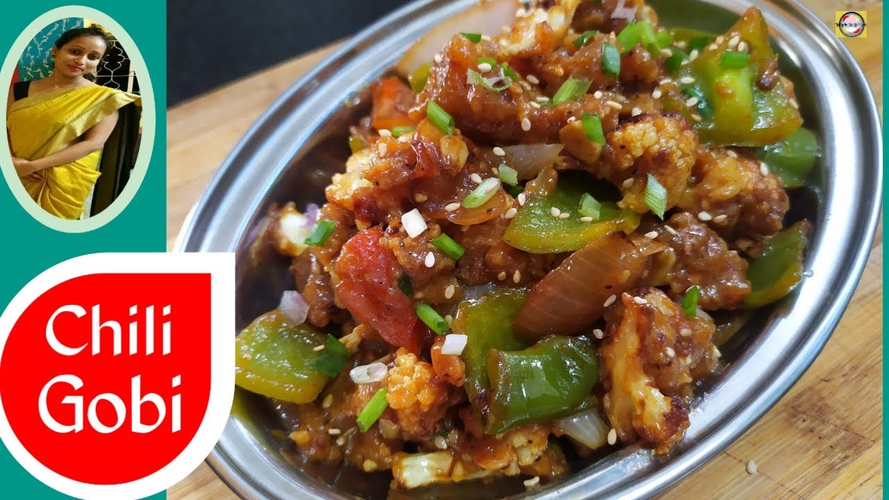 Chili Gobi Recipe~Chili Cauliflower Recipe~Cauliflower Recipe - Chili Chili