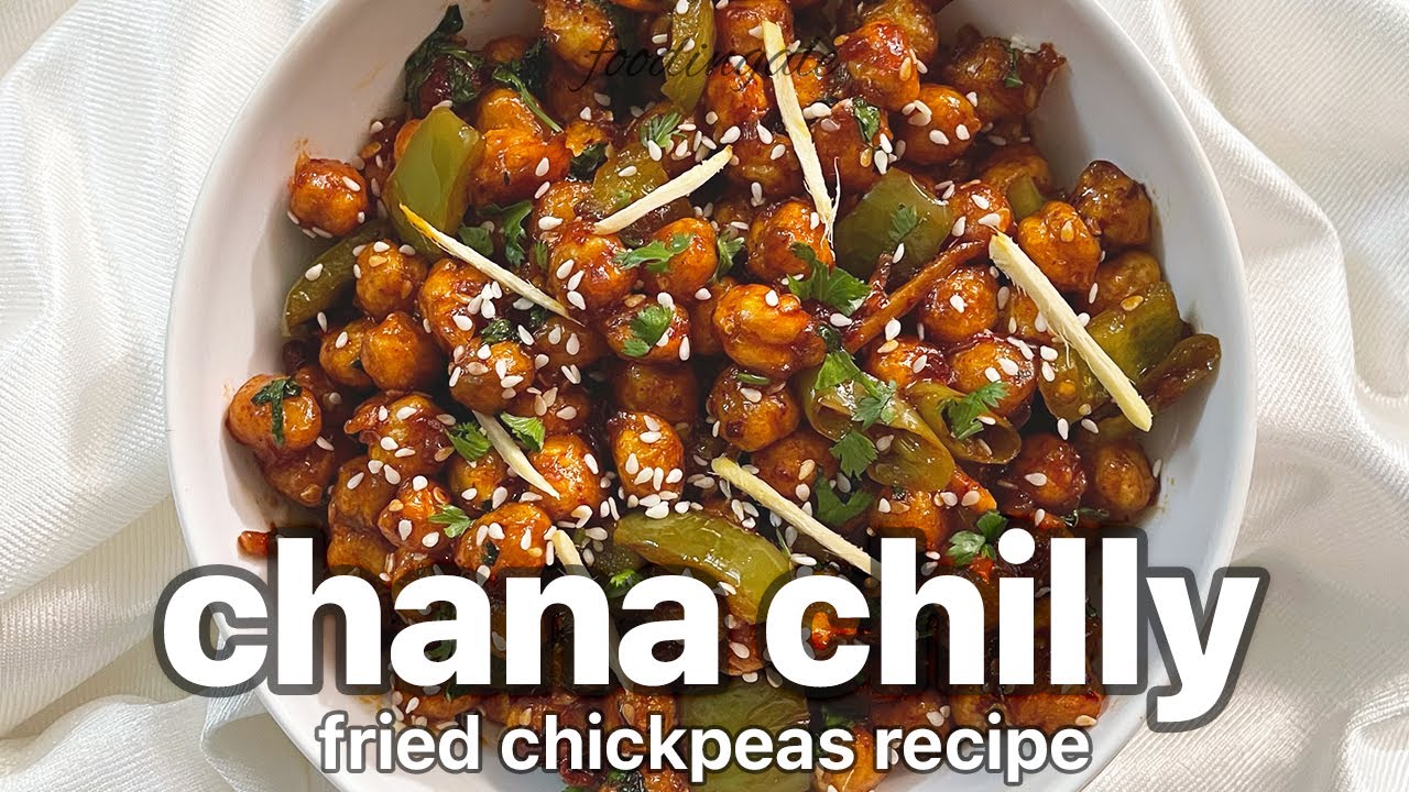 crispy chana chilli recipe | chilli chana dry | how to make chana fry ...