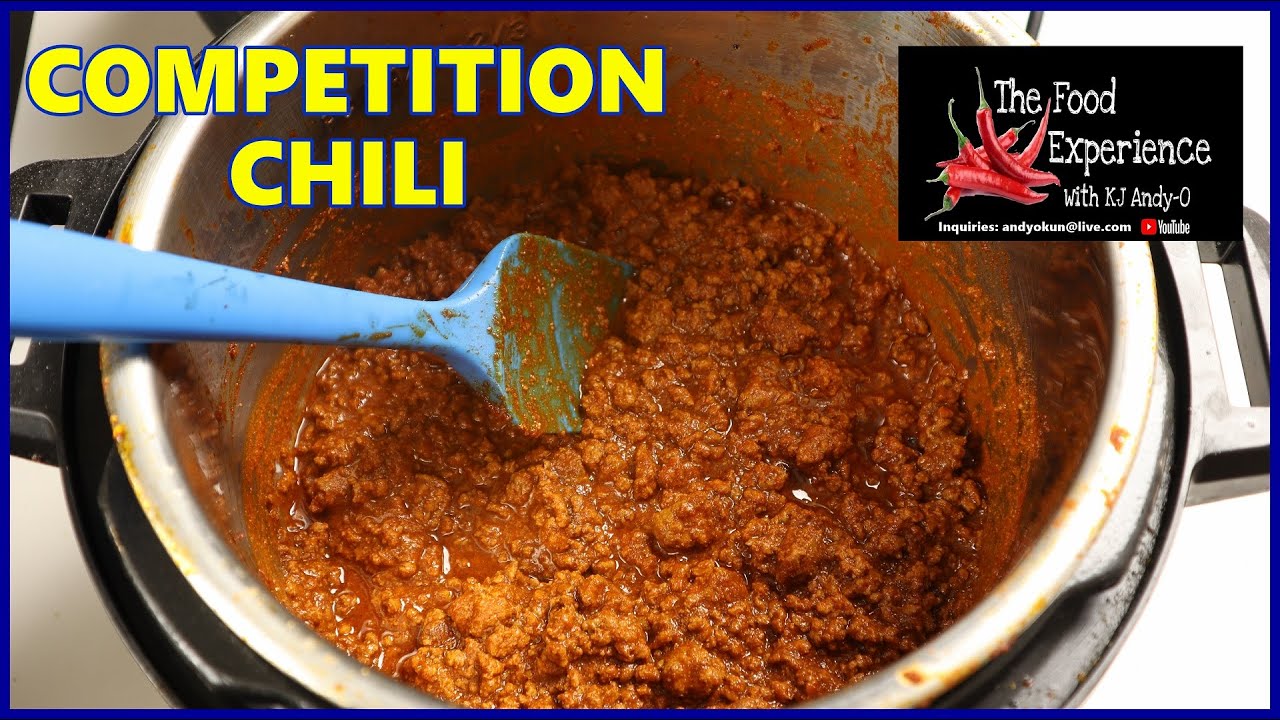 Competition Championship Chili - Recipe from Margaret Nadeau 2 time ...