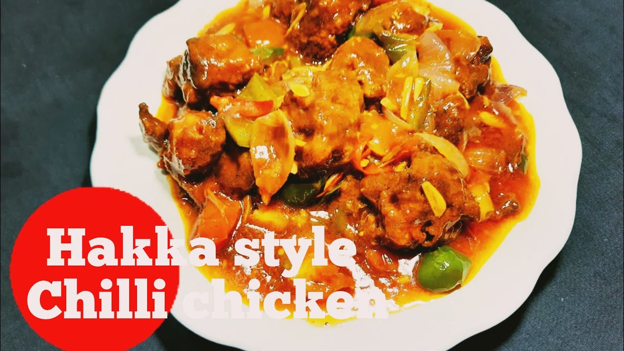 Simple hakka style chili Chicken.new in Bengali style recipe - Chili Chili