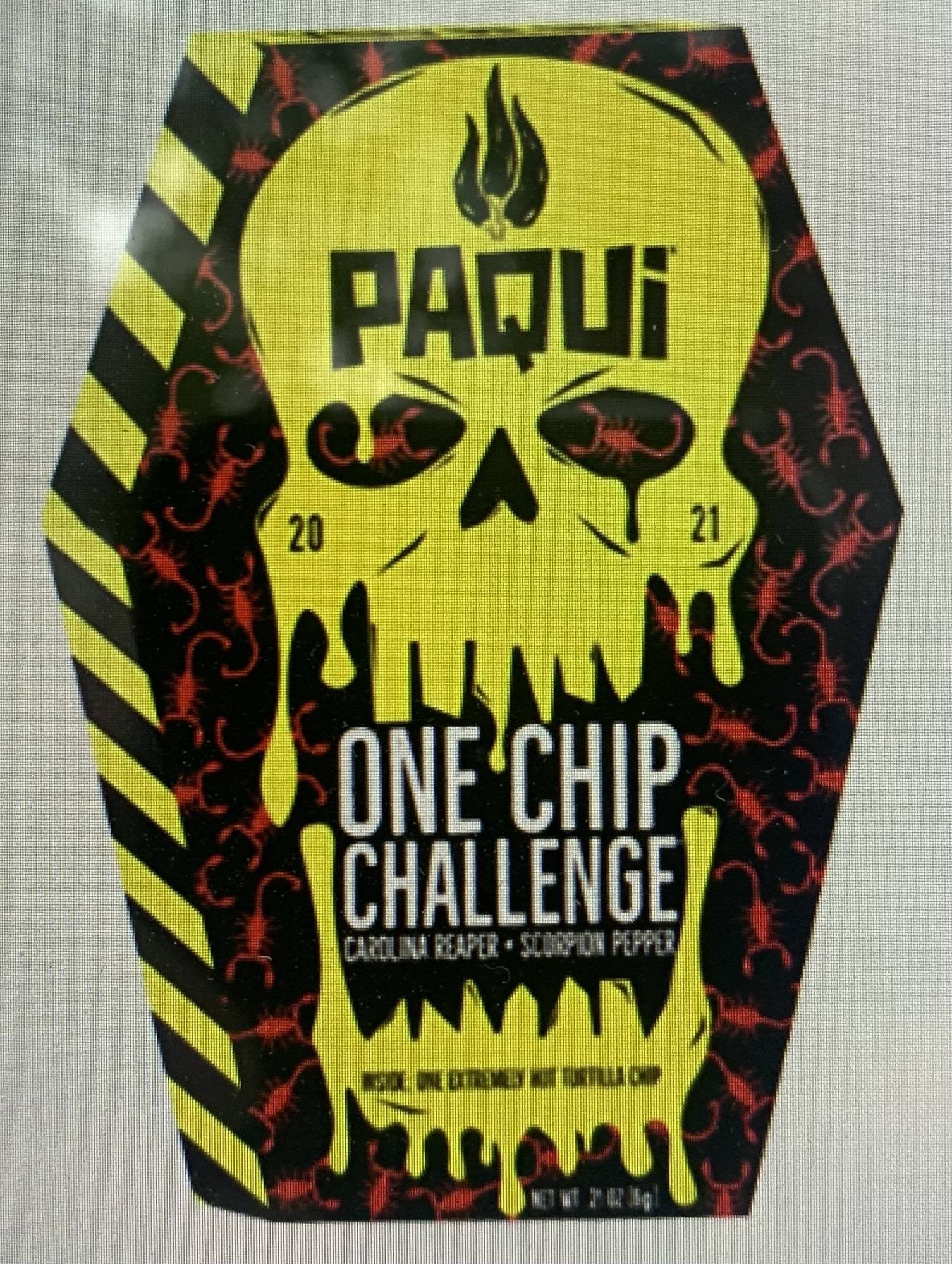 Unofficially confirmed 2021 Paqui One Chip Challenge - Chili Chili