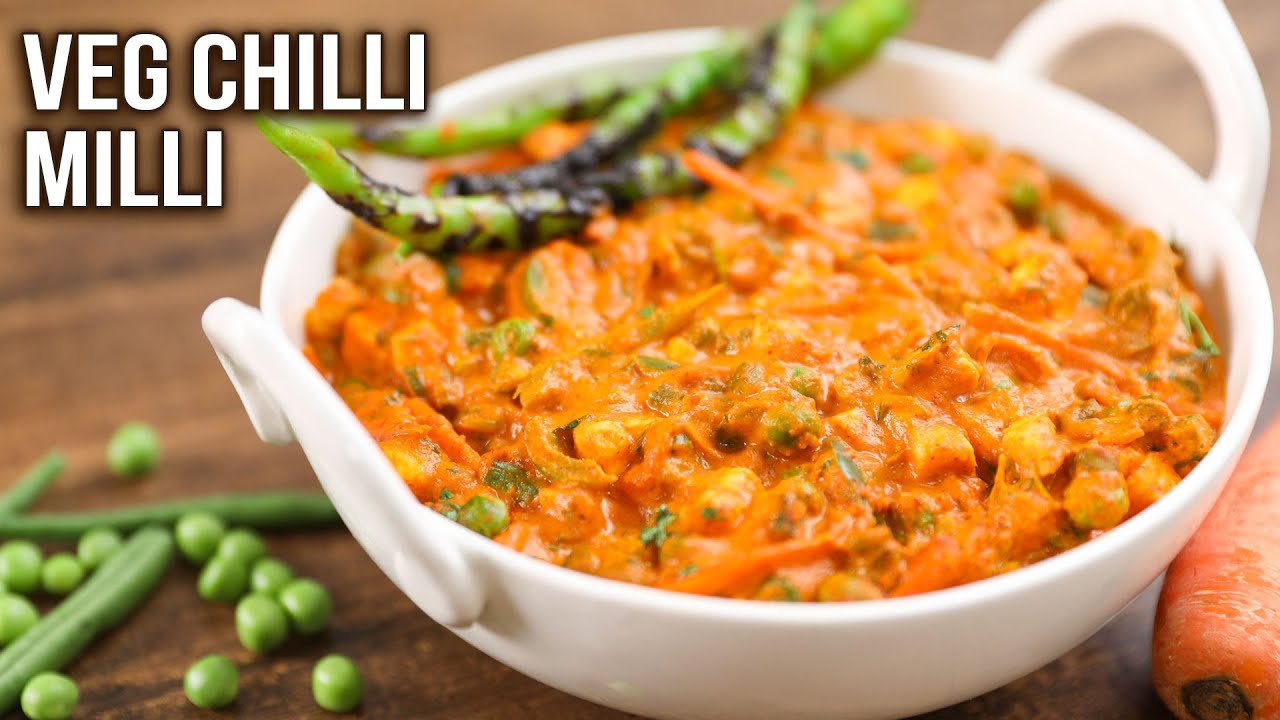Veg Chilli Milli Recipe | How To Make Vegetable Chilli Milli | Side Dish For Chapathi, Naan ...