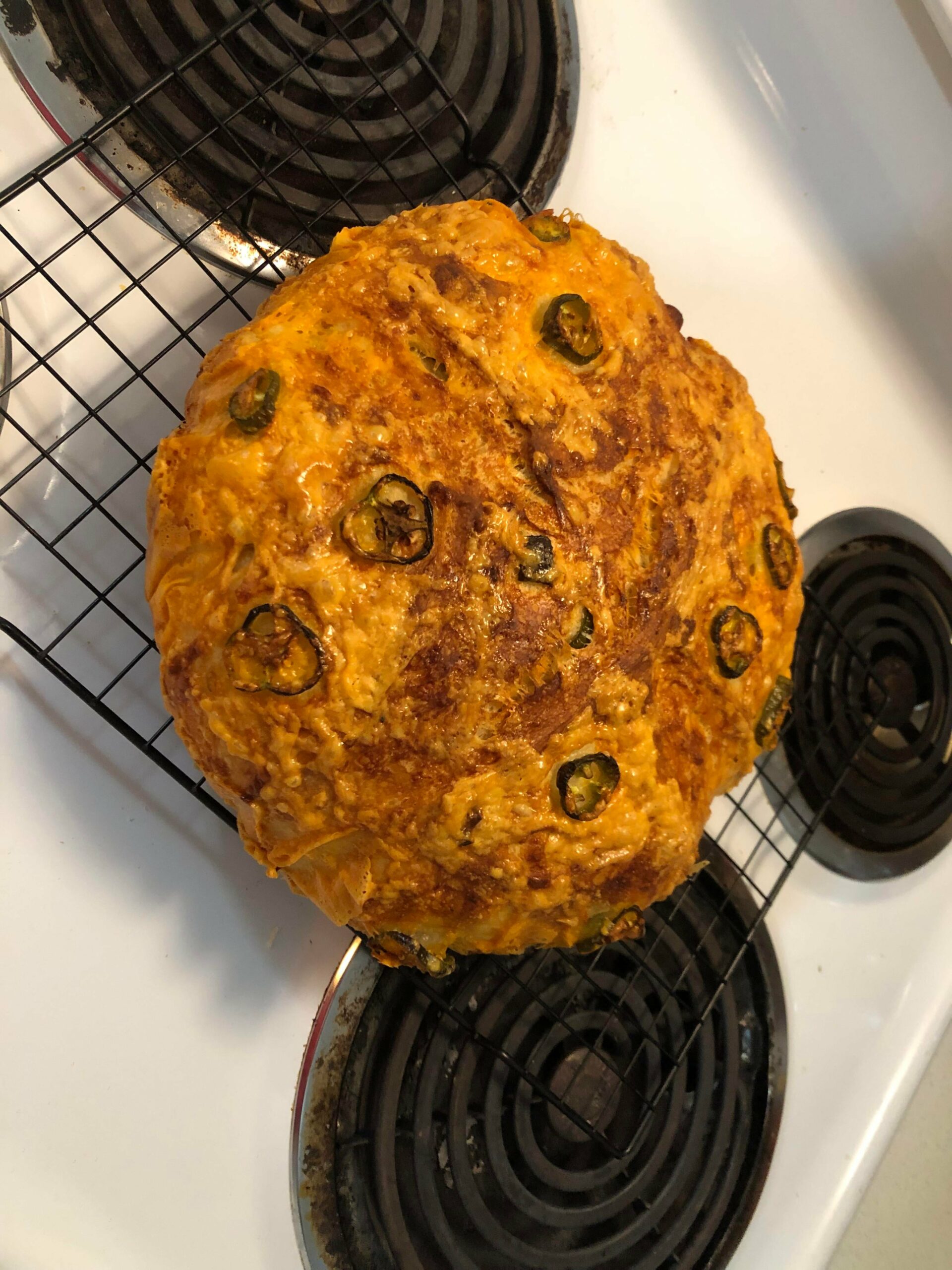 So one posted ghost pepper cheese earlier. Here’s the bread I use it to ...