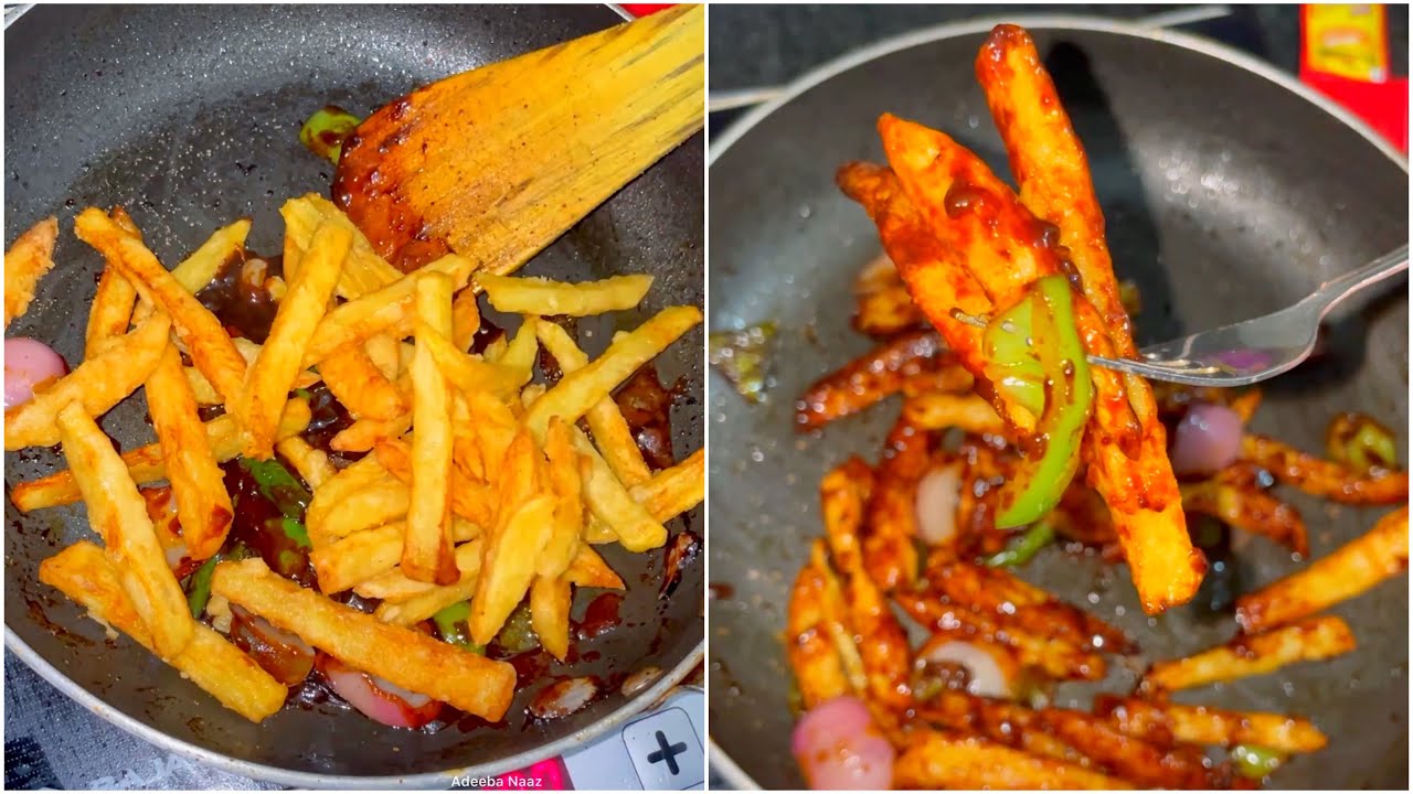 Street style Chilli potato recipe || easy evening snacks idea - Chili Chili