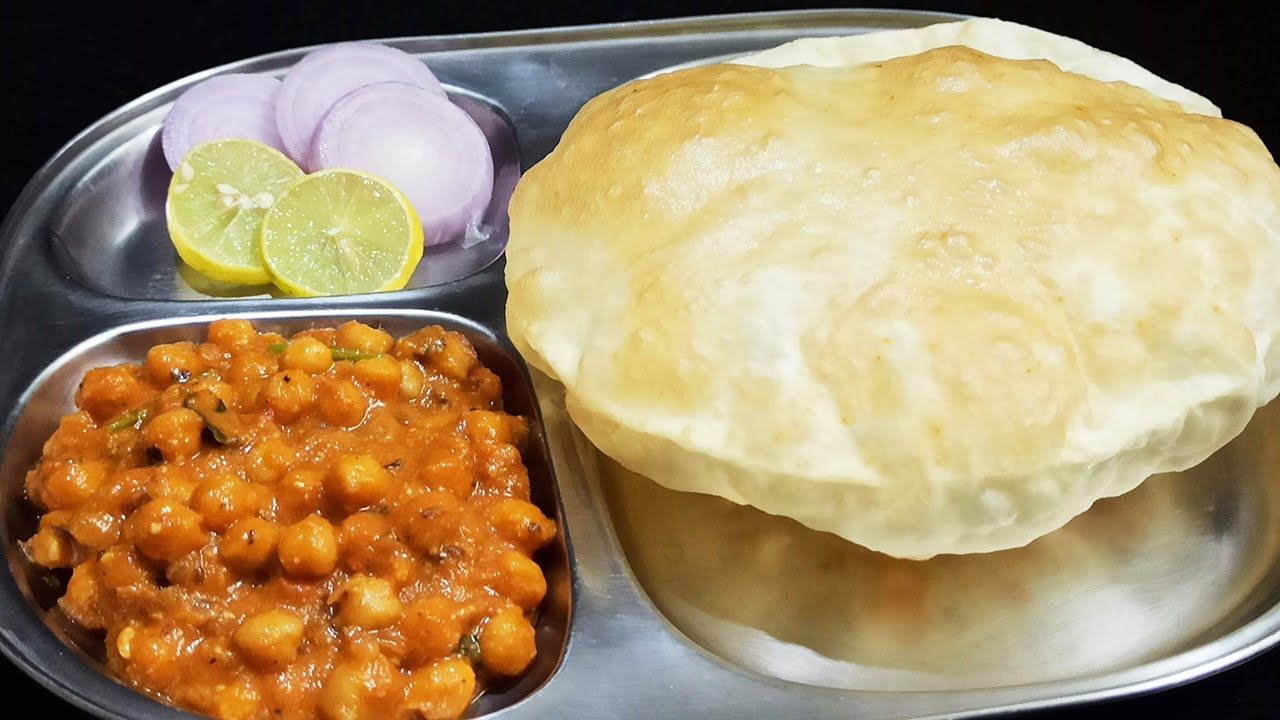 Easy Channa Masala and Chola Poori | Easy Breakfast Combo recipes ...