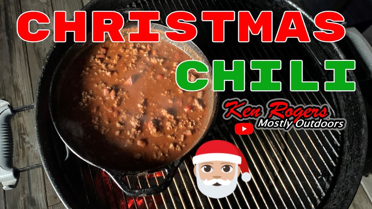 Christmas Chili on the Weber Kettle - Chili Chili